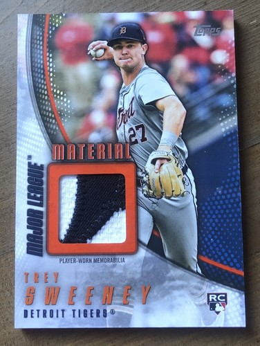 2025 Topps Series 2 #MLM2-TSW Trey Sweeney Rookie Patch /25 Tigers RC ...