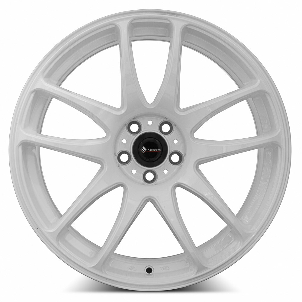 17x9 Vors TR4 5x105 +30 White Wheels (Set of 4) | eBay