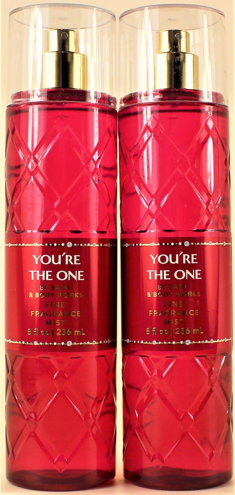 QTY 2 - Bath & Body Works YOURE THE ONE Fine Fragrance Body Mist Spray ...