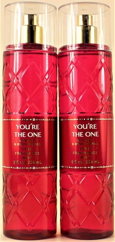 QTY 2 - Bath & Body Works YOURE THE ONE Fine Fragrance Body Mist Spray ...