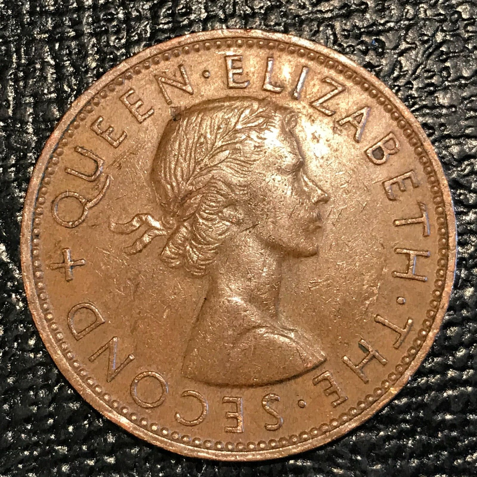 HIGH GRADE XF/AU 1960 NEW ZEALAND ONE PENNY COIN-TUI BIRD-MAY222 | eBay