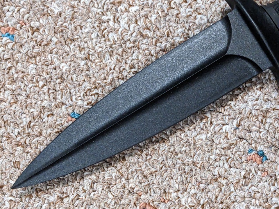 Custom Knife Dagger Spear Point Fixed Blade Tactical 9.5" with nylon ...