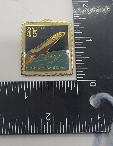 USPS POSTAL OFFICE 20TH CONGRESS STAMP PIN 1989 | eBay