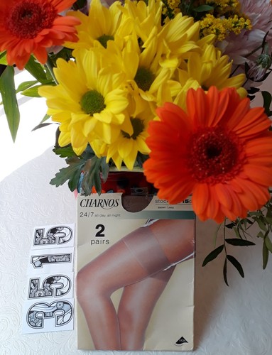 1pp Charnos 24/7 BJL Stockings in Sherry 15 denier Large Love the Taste ...