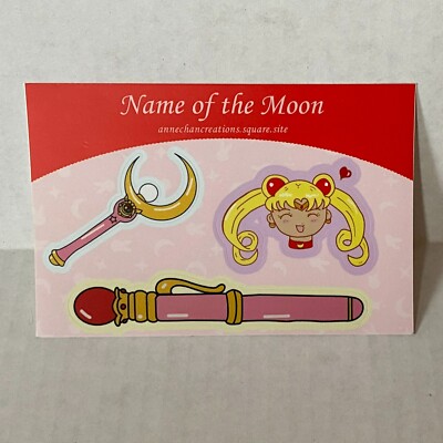 Sailor Moon | Moon Stick | Disguise Pen | Vinyl Sticker Sheet | eBay