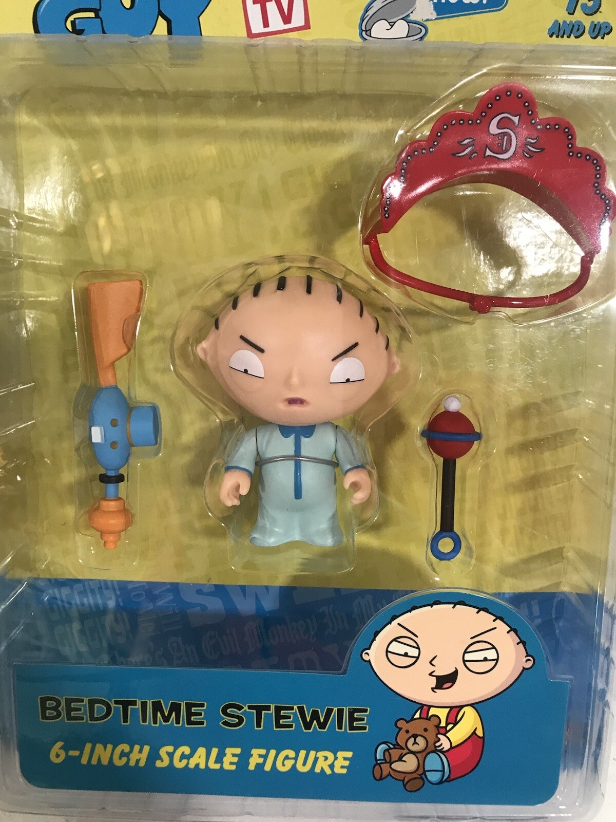 Family Guy Bedtime Stewie Action Figure Series 2 Mezco 2010 BRAND for ...