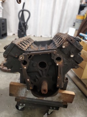 1972 OLDS BLOCK V8-350: Fits 68-72 OLDSMOBILE--FOR REBUILD--Crank stuck ...