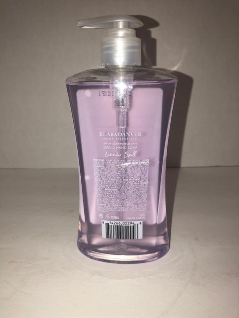 Klar & Danver Lavender Spell Liquid Hand Soap 15 Oz Pump Bottles X3 for ...
