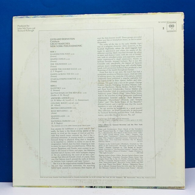 Record vinyl 33 RPM album in cover sleeve vtg Lp 12 inch 12" Leonard ...