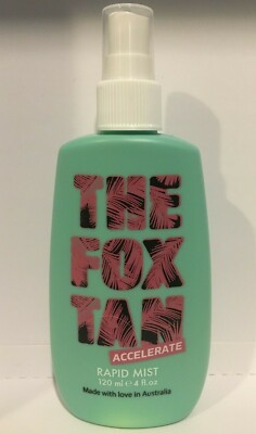The Fox Tan Rapid Tanning Mist -Tanning Accelerator 120ml New | eBay