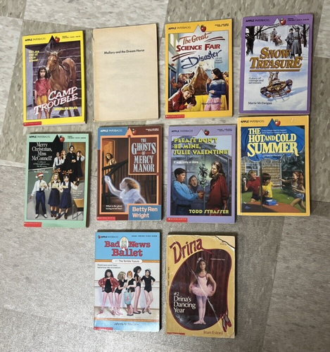 Apple Paperbacks Lot of 10 Chapter Books 1990s YA Fiction Vintage ...