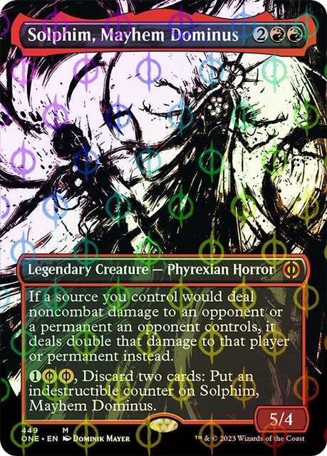 MTG Solphim, Mayhem Dominus Phyrexia: All Will Be One 449 Foil Mythic ...