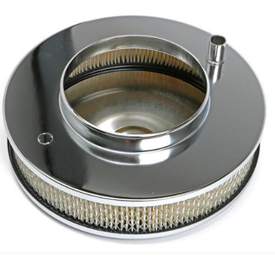 Chrome 10 inch air cleaner fits Ford 289 302 351 w 351 c 352 360 390 ...