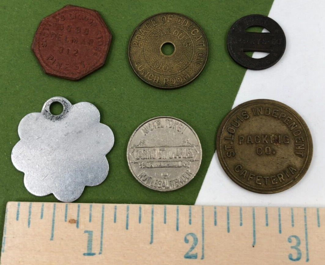 Vintage Missouri Tokens Trade Board of Education Lunch St. Louis ...