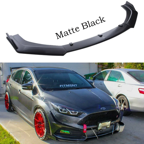 For Ford Focus RS ST 2016-19 Front Bumper Lip Splitter Spoiler Boby Kit ...