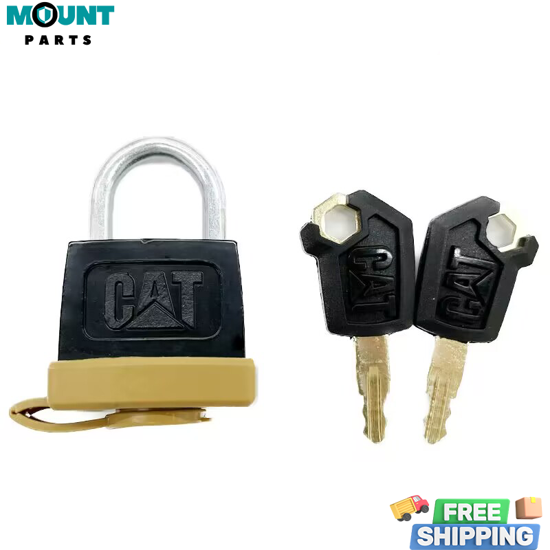 2Pack 246-2641 Padlock with 4 Keys 5P8500 For Caterpillar CAT 5p8500 ...