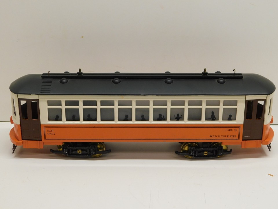Bowser O Scale 2 Rail Brill Trolley #551-50107 - Tested & Runs | eBay