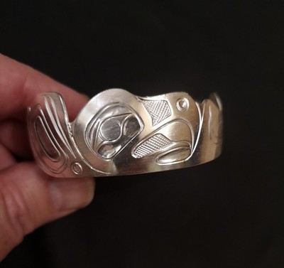 Haida ~ First Nations Sterling Silver Eagle 🦅 Bracelet | eBay