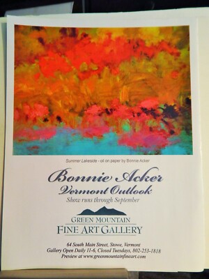 BONNIE ACKER / CAROLYN EGELI ART PIECES VTG ORIG 2013 ADVERTISEMENT | eBay