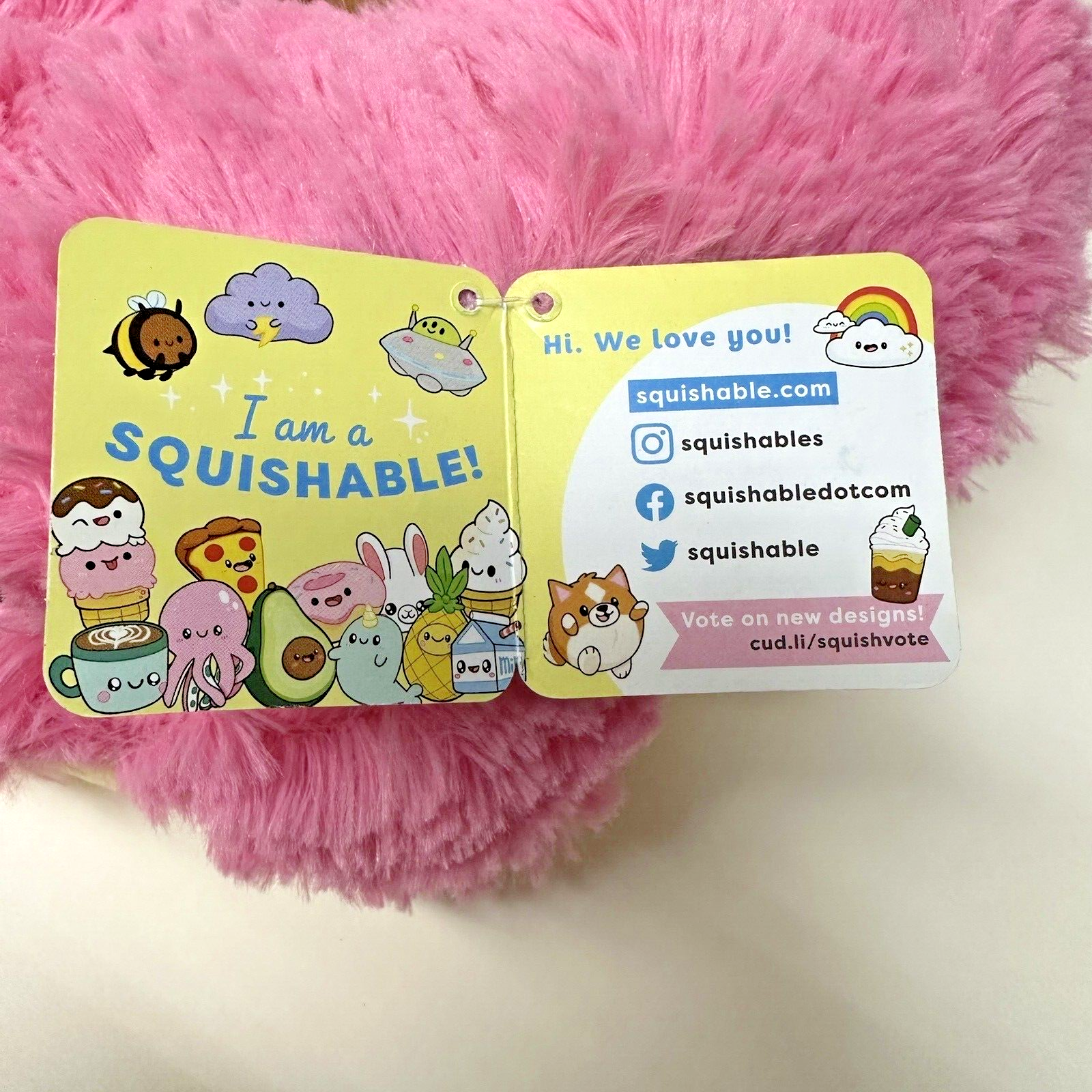 Mini Pink Donut Squishable - 7 Plush Amazingly Soft for sale online | eBay