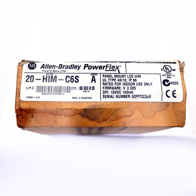*FACTORY SEALED* ALLEN-BRADLEY POWERFLEX PANEL MOUNT LCD HIM 20-HIM-C6S ...