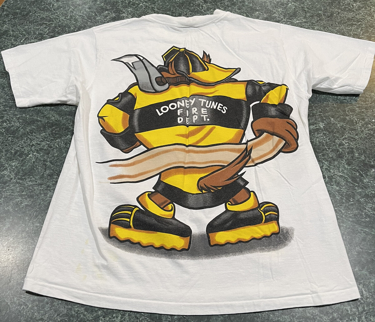 Vintage 1994 Changes Taz Firefighter Looney Tunes Dou… - Gem