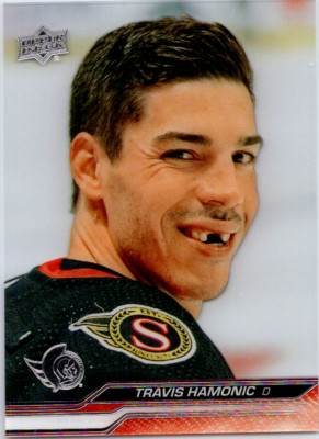 TRAVIS HAMONIC 2023-24 Upper Deck Extended Series CLEAR CUT Senators ...