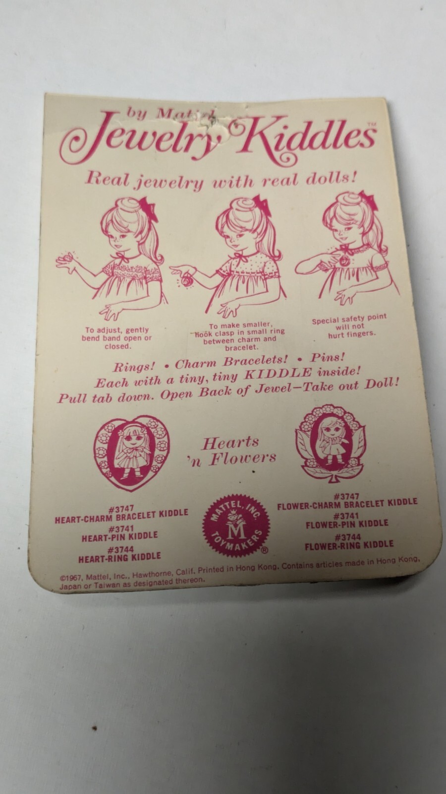 RARE AND UNOPENED! Mattel Inc. Liddle Kiddles Jewelry Kiddles Heart ...