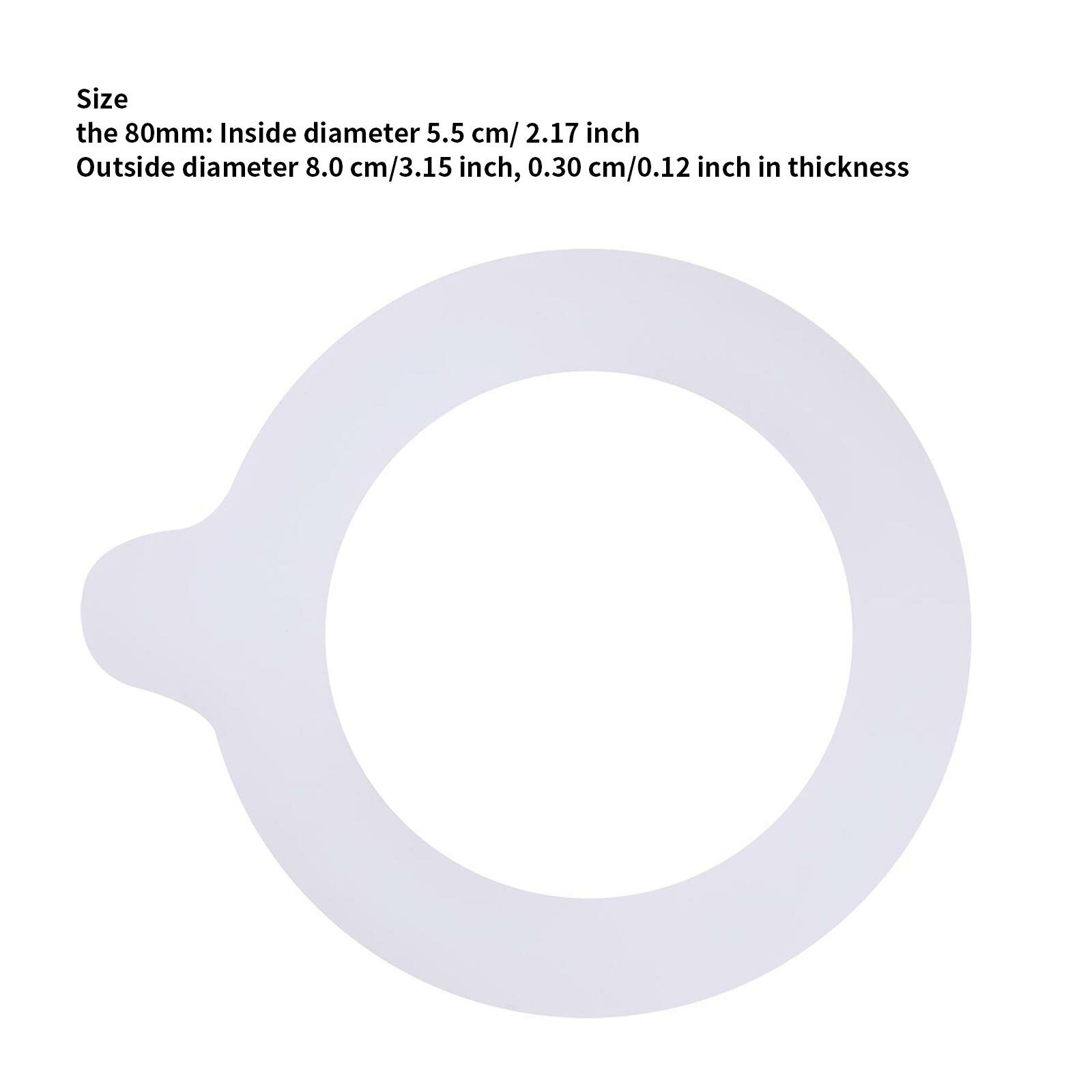 10Pc Replacement Silicone Gaskets Seals Airtight Rings For Canister ...