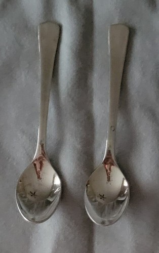 WMF Hotel Set of 2 Small Spoon Coffee Spoons Teaspoons 5 3/16in | eBay