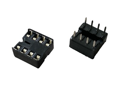 5 PCS 8 PIN DIP Open Frame IC SOCKET 2.54mm Pitch 7.62mm Row Spacing ...