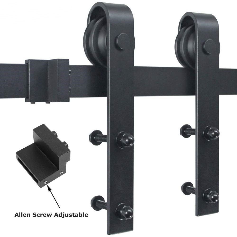 2 Pcs Black Barn Door Stopper Carbon Steel Door Hardware Sliding Door ...