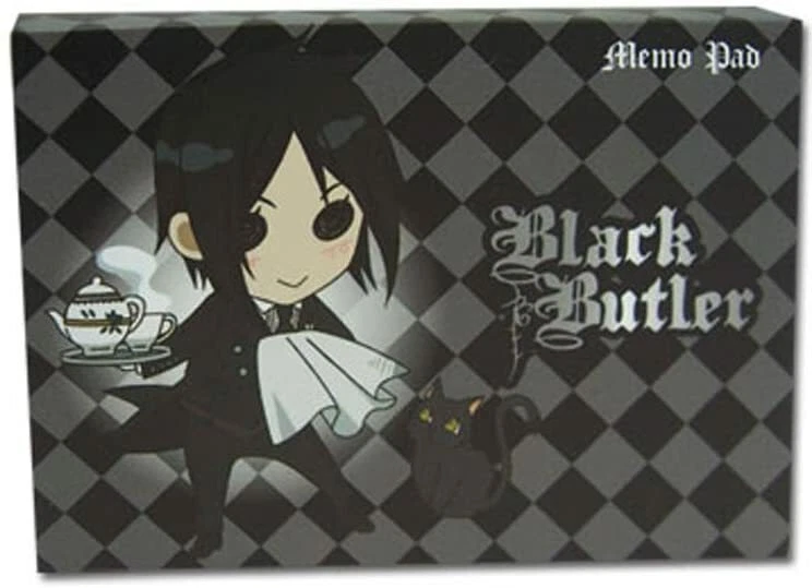 Black Butler Sebastian And Cats Chibi