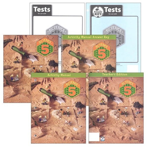 BJU Bob Jones 5th grade SCIENCE 5 COMPLETE KIT Student Activities ...