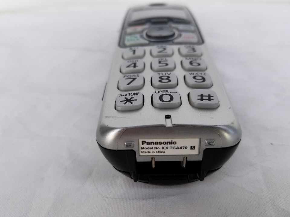 Panasonic KX-TGA470 Cordless Expansion Handset Phone KX-TGA470S | eBay
