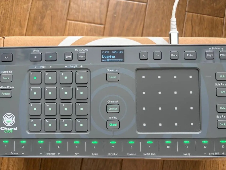 Alpha Theta CHORDCAT 8-Track Groove Box Chord Generator Sampler ...