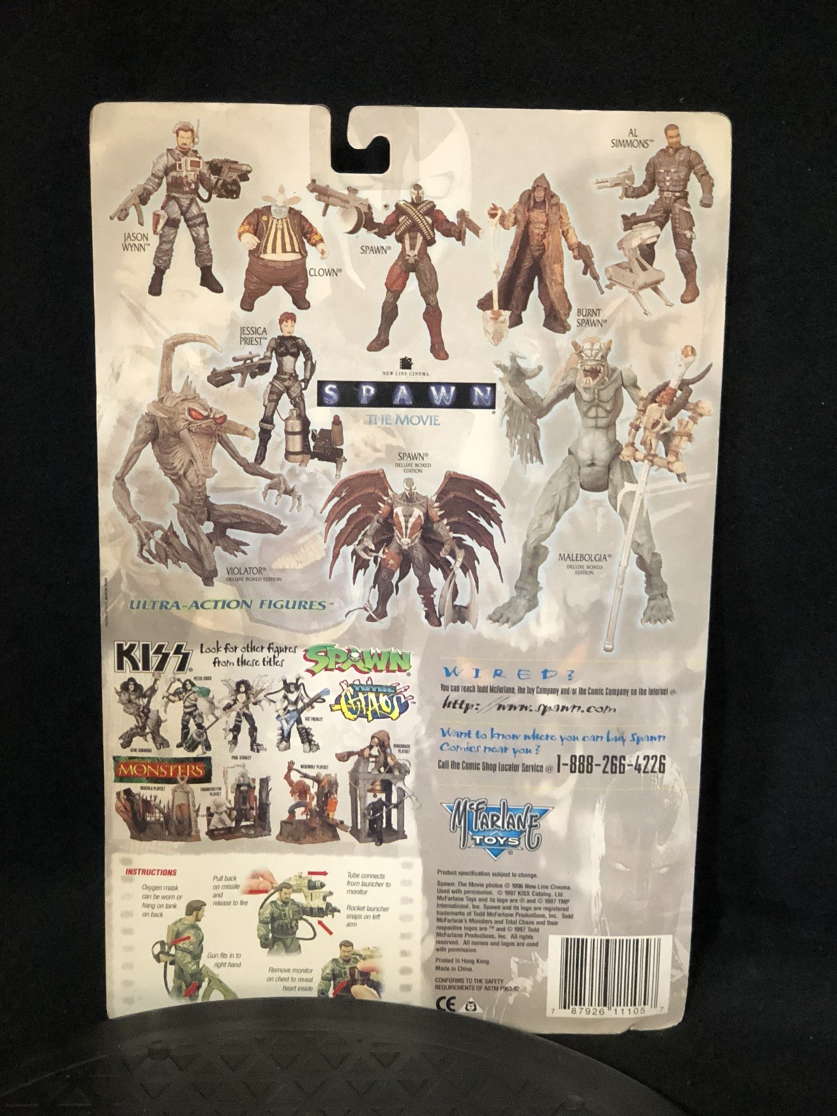 Spawn The Movie JASON WYNN Action Figure Complete McFarlane Toys 1996 ...