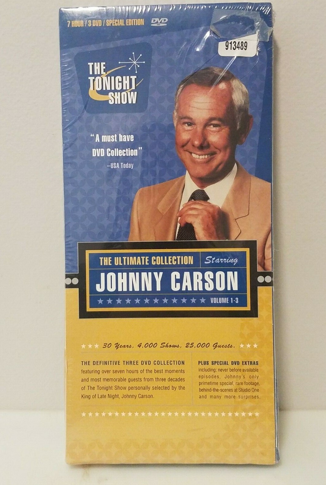 The Tonight Show The Ultimate Collection, Johnny Carson Vol 1 - 3 DVDs ...