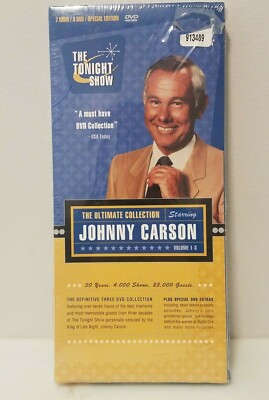 The Tonight Show The Ultimate Collection, Johnny Carson Vol 1 - 3 DVDs ...