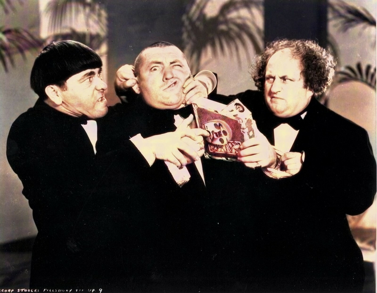 RARE COLOR STILL THE THREE STOOGES #9 | eBay