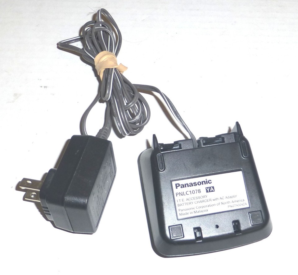Panasonic PNLC1078 YA Cordless Phone Charging Base Cradle with Adapter ...