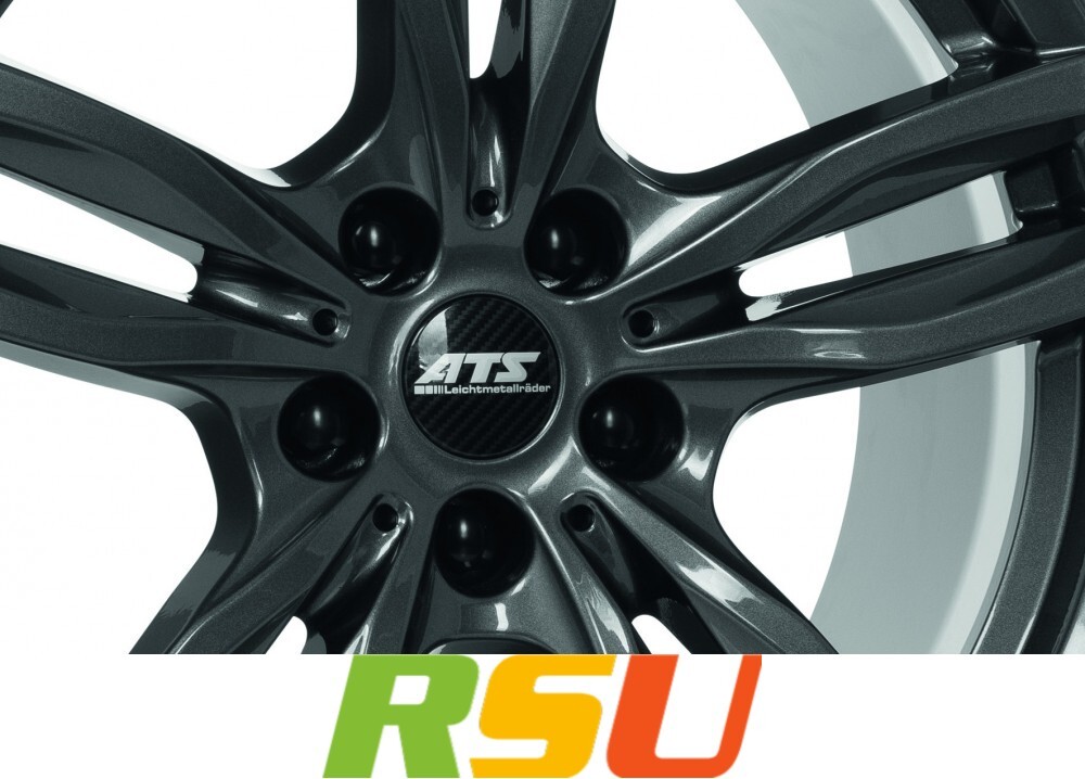 4x ATS Evolution dark grey 7x18" ET45 LK5 112 ML 57.1 Alufelgen 18 Zoll ...