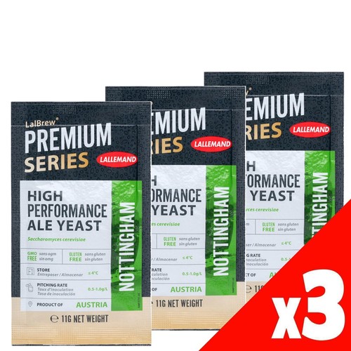 Lallemand Danstar NOTTINGHAM Ale Yeast 11g Sachet x3 Home Brew | eBay ...