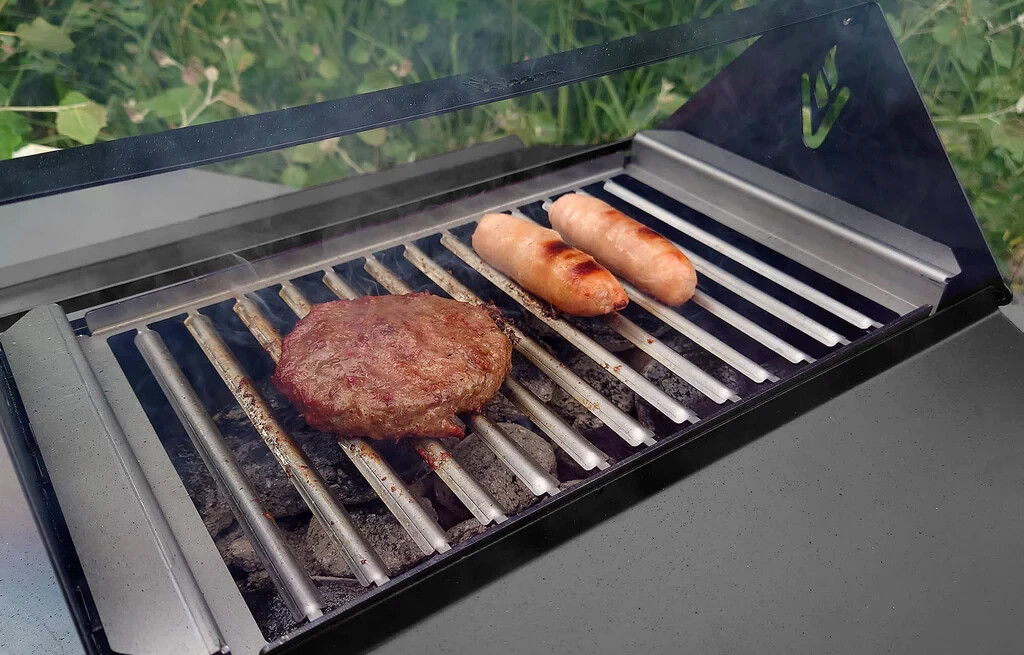 Portable BBQ Outdoor Barbecue Grill Fire Fit Party Garden Cooking ...