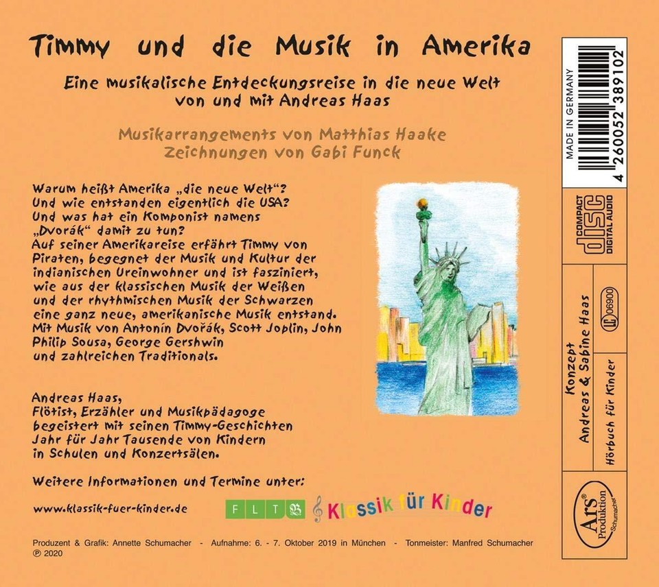 Andreas Haas Timmy und die Musik in Amerika (CD) (UK IMPORT ...