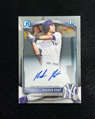 2025 Topps Chrome Bowman 1st Prospects Auto Kaeden Kent #CPA-KKE ...