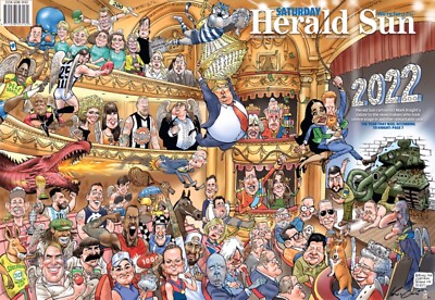 LAMINATED BIG 420mm YEARLY ANNUAL EVENTS cartoon POSTER | eBay