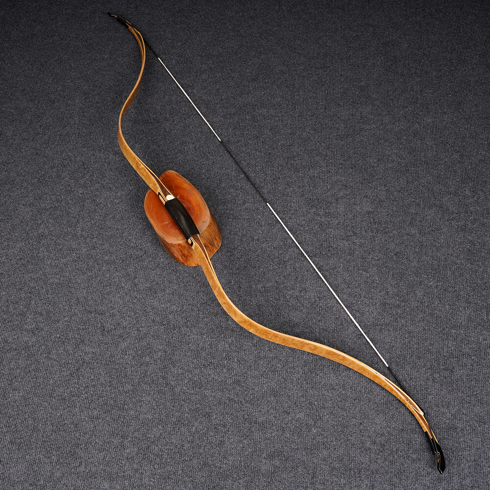 60'' 3D Archery High Accuracy Recurve Long Bow Ming Bow Sicai Horse Bow ...