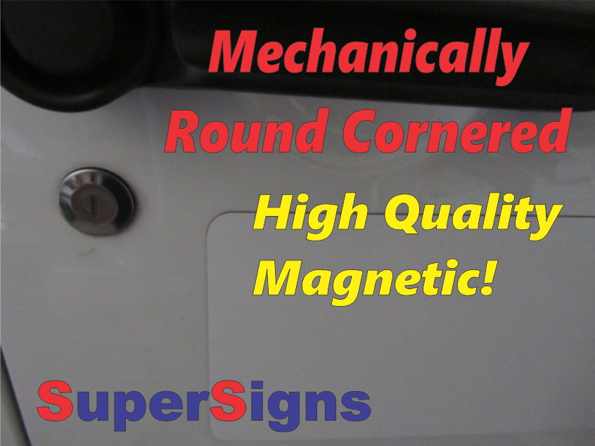 Custom JUNK REMOVAL Magnetic Signs for Car Truck SUV 6"x18" Phone or ...