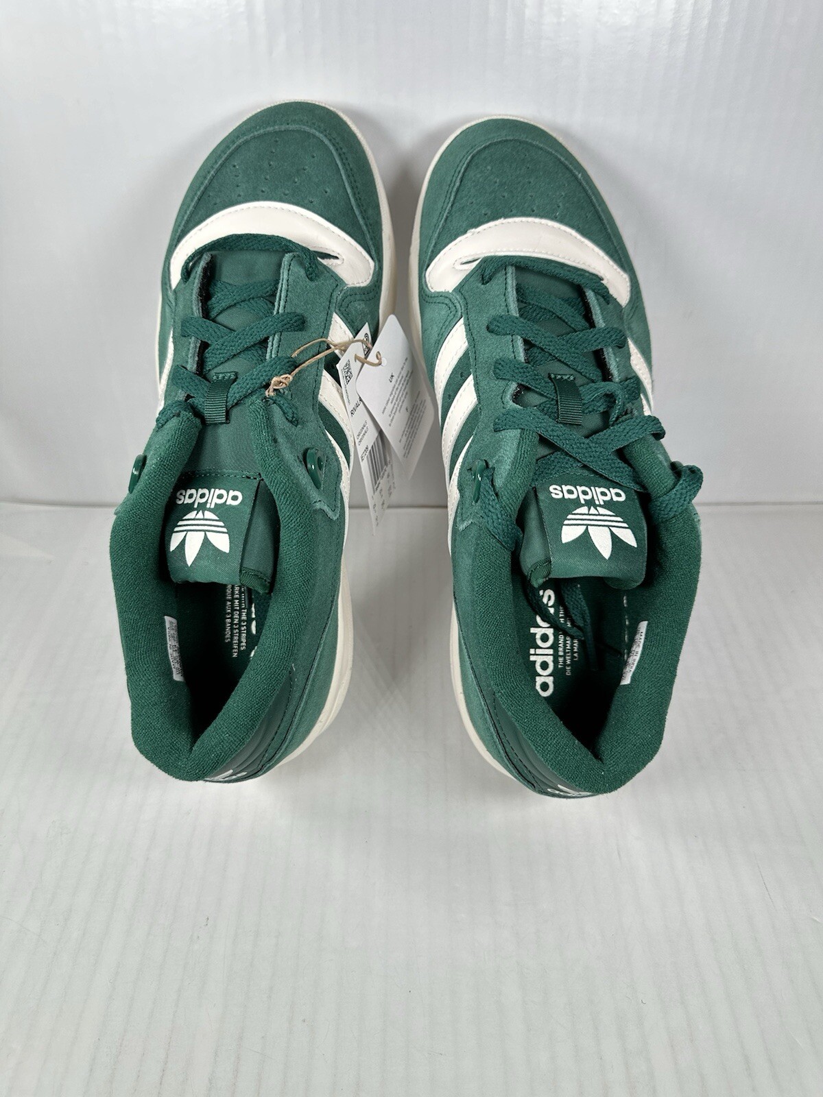 NEW Adidas Rivalry Low Suede Shoes Sneakers Size 10 Collegiate Green ...